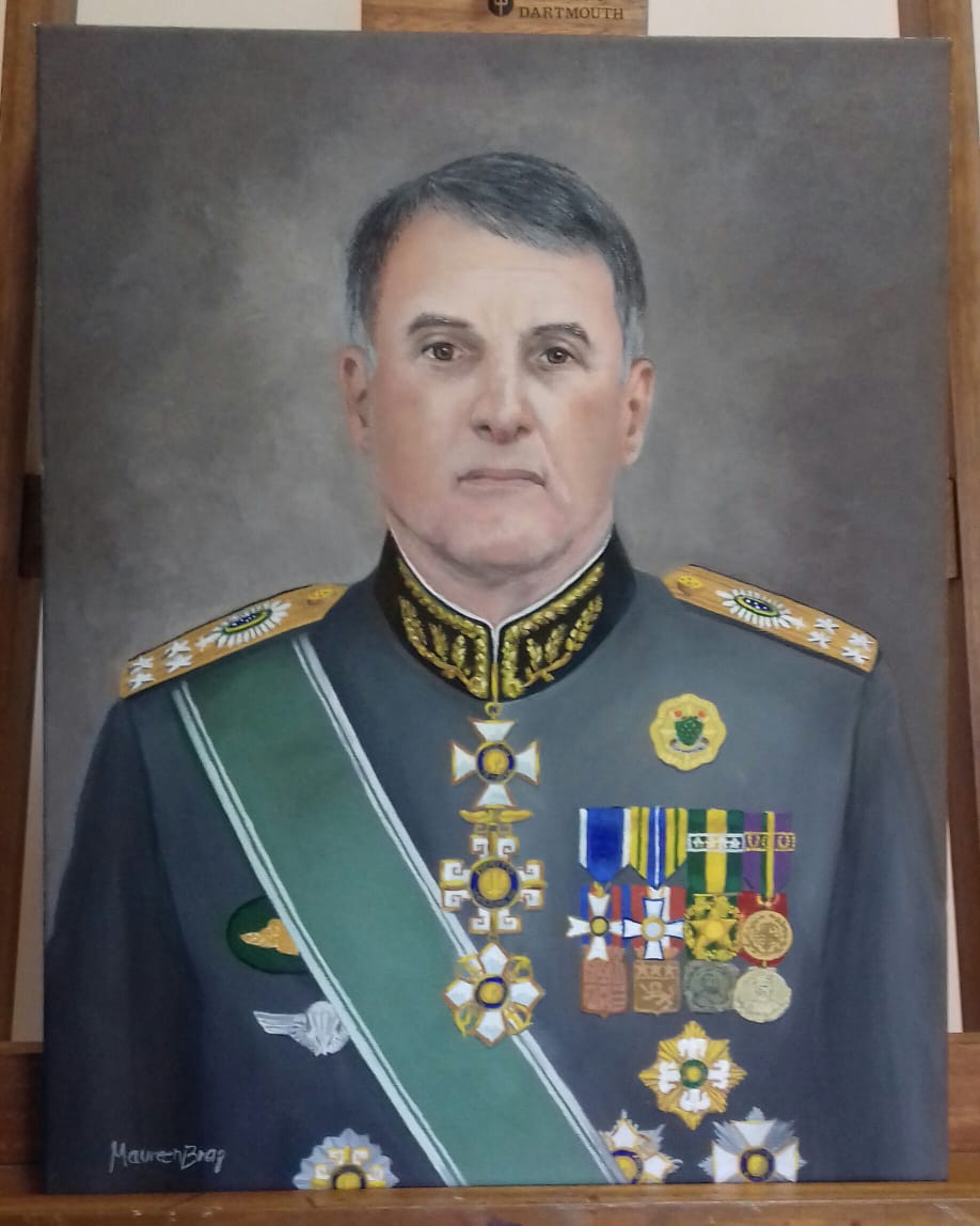Quadro do general Miotto exposto em seu funeral foi pintado por artista ...